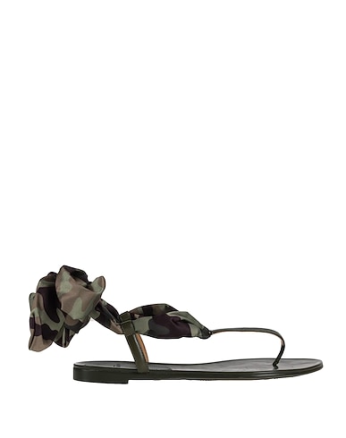 ALEXANDRE BIRMAN | Military green Women‘s Flip Flops | YOOX