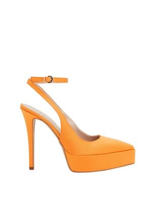 8 By YOOX SATIN ANKLE-STRAP PUMPS | Mandarin Women‘s Pump | YOOX