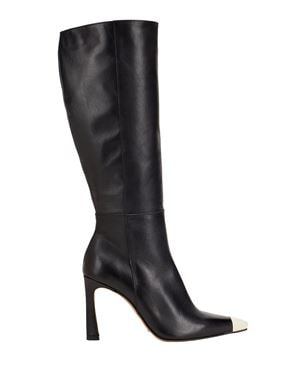 8 By YOOX LEATHER POINTY DETAIL BOOT | ブーツ ブラック レディース | YOOX