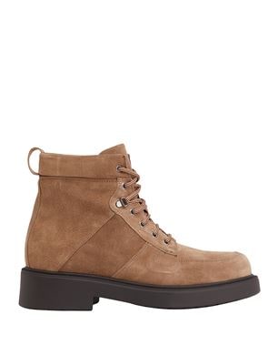 8 By YOOX SPLIT LEATHER LACE-UP ANKLE BOOTS | Camel Men‘s Ankle Boot | YOOX