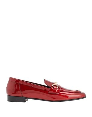 8 By YOOX LEATHER CLAMP LOAFER | Red Women‘s Loafers | YOOX