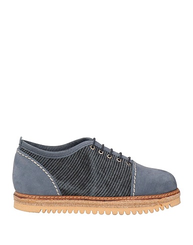 BUTTERO® | Slate blue Women‘s Laced Shoes | YOOX