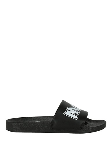 Mcq Alexander Mcqueen Logo Pool Slides | Black Women‘s Sandals | YOOX