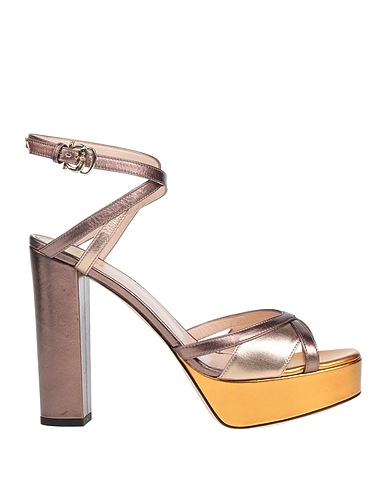 POLLINI | Gold Women‘s Sandals | YOOX