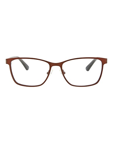 Mcq Alexander Mcqueen Square-Frame Metal Optical Frames | Brown Women‘s ...