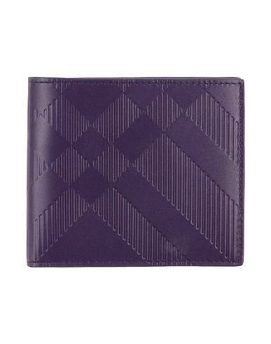 BURBERRY | Dark purple Men‘s Wallet | YOOX