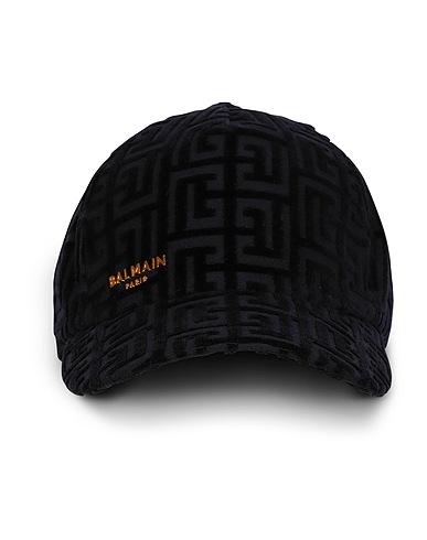 BALMAIN Balmain Paris velvet cap | Blue Men‘s Hat | YOOX