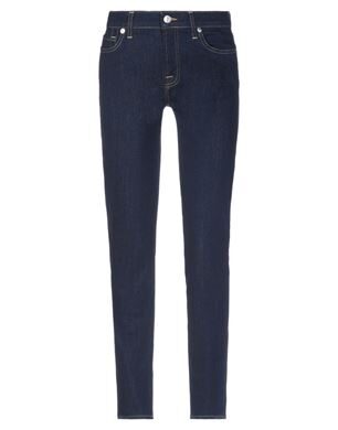 7 FOR ALL MANKIND | Blue Women‘s Denim Pants | YOOX
