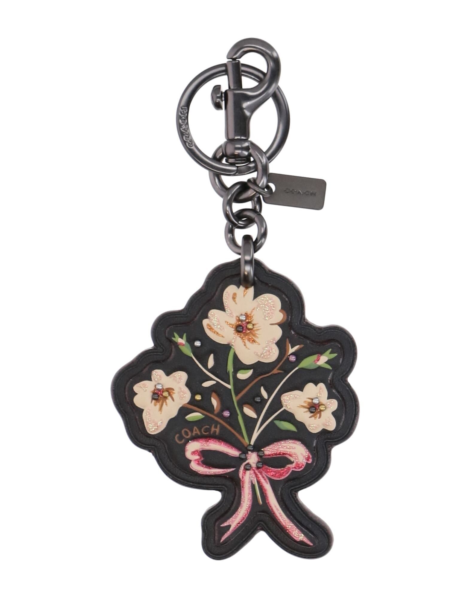 Coach Key Rings In Black | ModeSens
