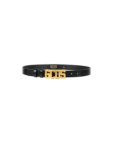 GCDS | Gold Men‘s Leather Belt | YOOX