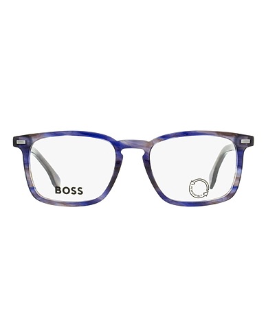 BOSS Hugo Boss Rectangular B1368 Eyeglasses | Blue Men‘s Eyeglass Frame ...