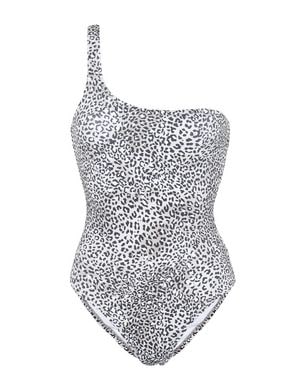 8 By YOOX | Light grey Women‘s One-piece Swimsuits | YOOX