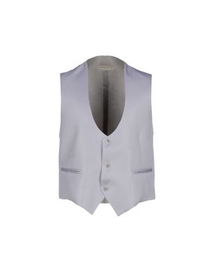 ANGELO NARDELLI | Light grey Men‘s Suit Vest | YOOX