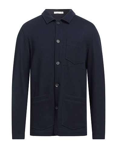 ALTEA | Midnight blue Men‘s Solid Color Shirt | YOOX