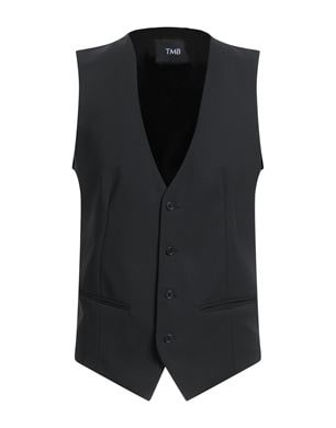 TOMBOLINI | Black Men‘s Suit Vest | YOOX