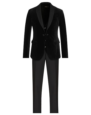 ASFALTO | Black Men‘s Suits | YOOX
