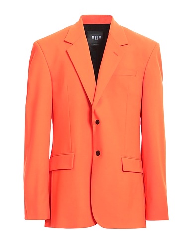 MSGM Suits and Blazers | Orange Men‘s Blazer | YOOX