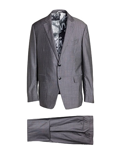 ETRO | Charcoal Men‘s Suits | YOOX