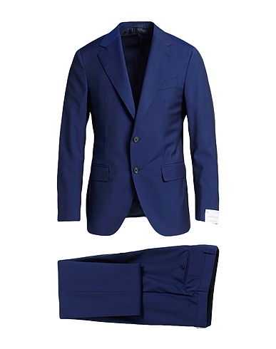 CARUSO | Blue Men‘s Suits | YOOX