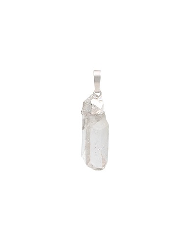 CRYSTAL HAZE SILVER ROCK CRYSTAL | Transparent Women‘s Pendant | YOOX