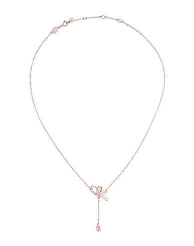 SWAROVSKI Volta Y pendant, Bow, Pink, Rose gold-tone plated | Women‘s ...