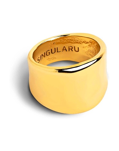 SINGULARU My Ocean Gold Plated Ring | Anello Oro Donna | YOOX