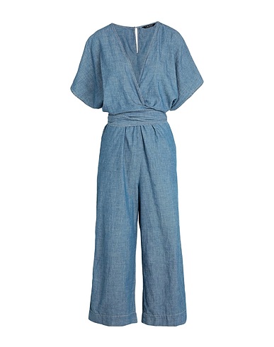 LAUREN RALPH LAUREN BELTED CHAMBRAY WRAP JUMPSUIT | オールインワン＆ワンピース パステル ...